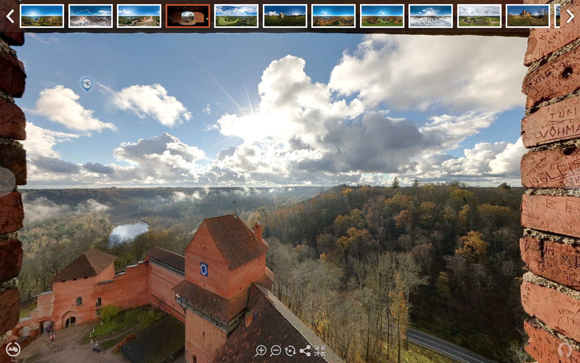 Turaidas pils muzejrezervāta 360° virtuāla tūre - VIRTUĀLĀS TŪRES | 360 ...